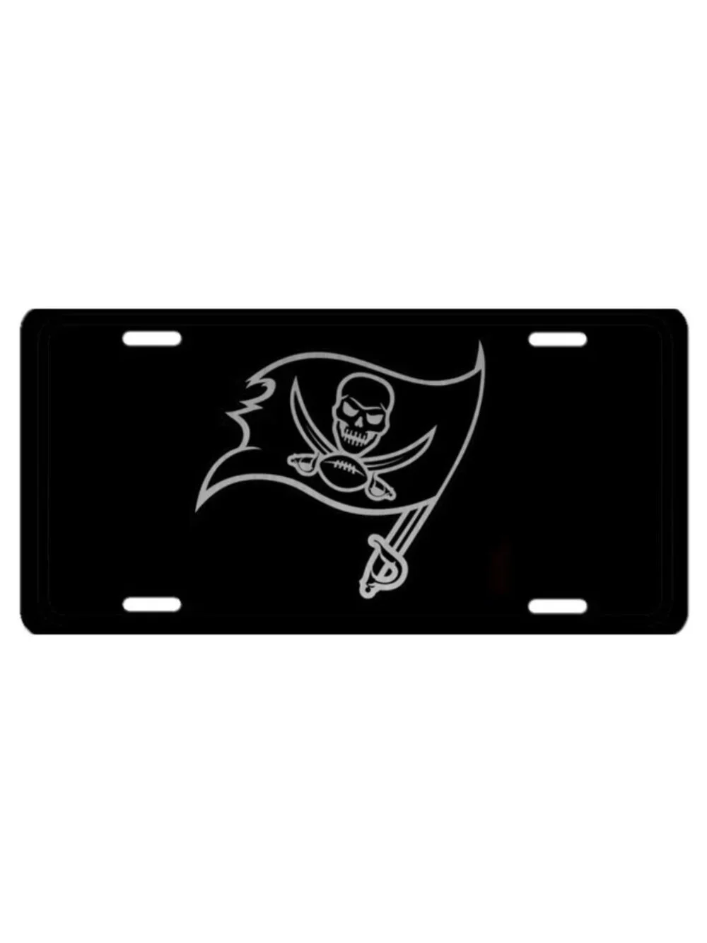 Accents | Tampa Bay Buccaneers Black Metal Vanity Aluminum License ...